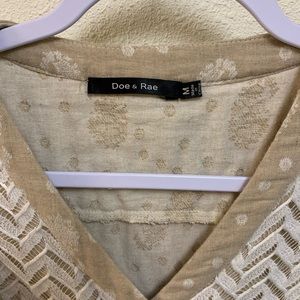 Doe & Rae | Dresses | Doe And Rae Adorable Button Dress Size M | Poshmark